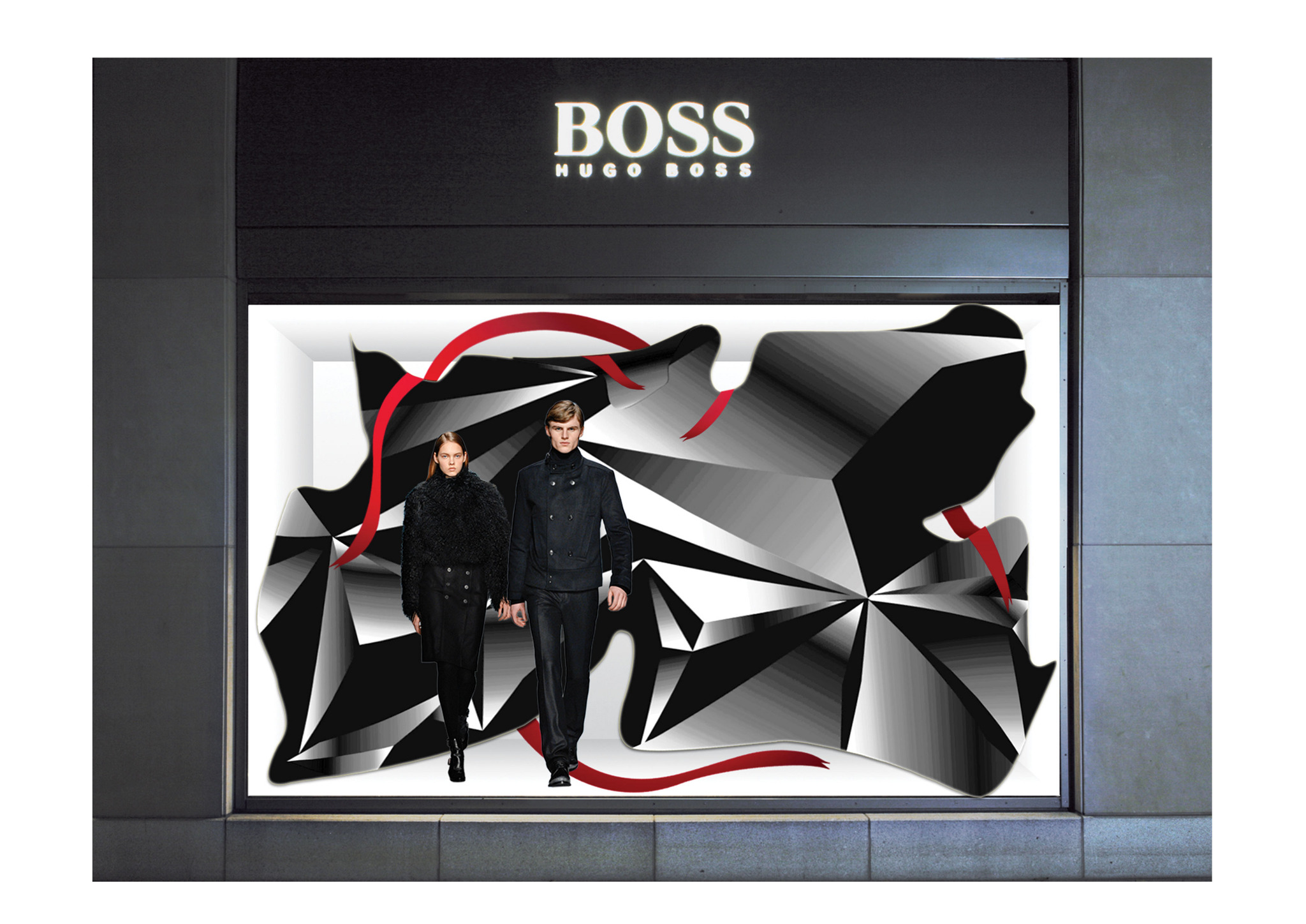 Hugo Boss Visual Display - deb wong