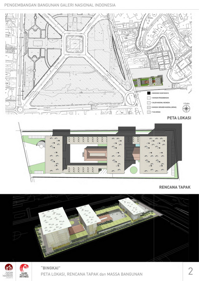 Galeri Nasional Indonesia Competition Entry - pasagi designworks