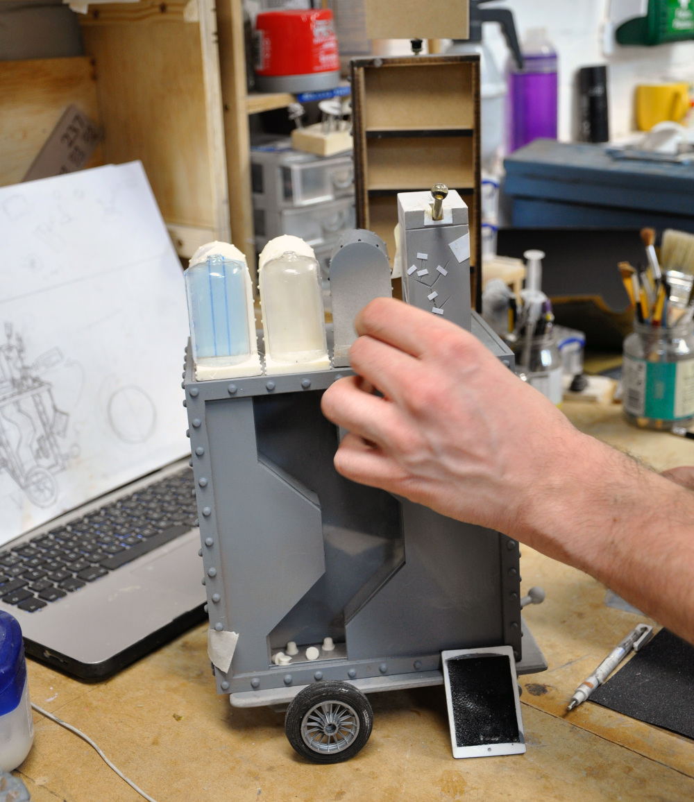 Aardman Challenge/COLLAB Coffee Cart Branding - Didi Blackhurst