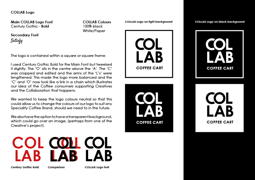 Aardman Challenge/COLLAB Coffee Cart Branding - Didi Blackhurst