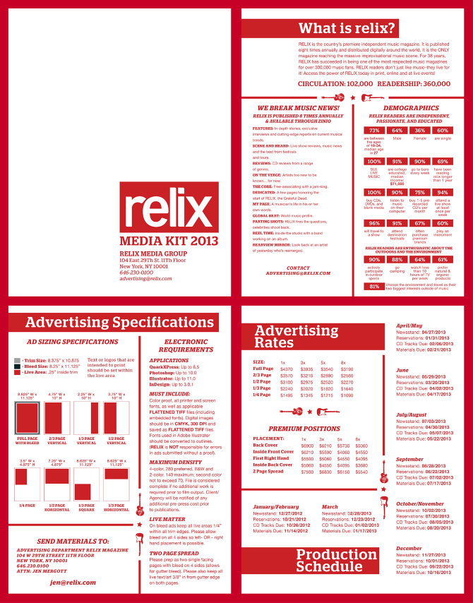 Relix Magazine - MFQ Design