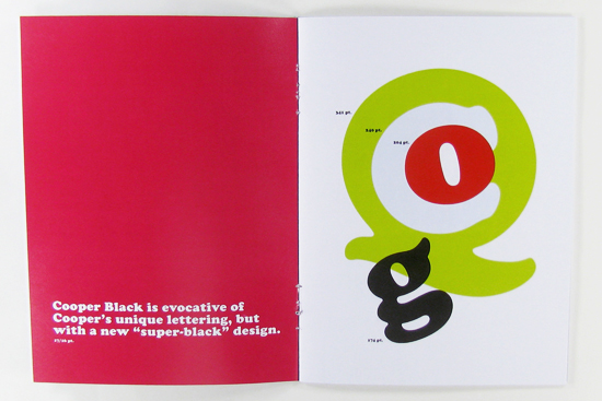Cooper Black Type Sample Book - Cristina Ordaz