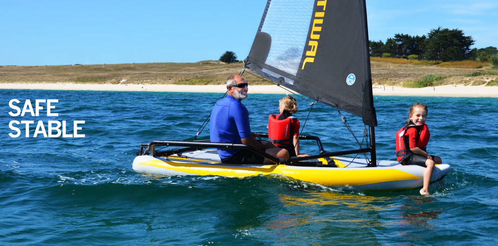 Marion Excoffon - Tiwal dériveur gonflable / inflatable sailboat