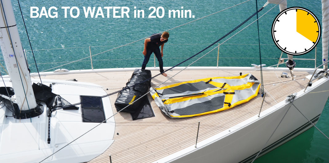 Marion Excoffon - Tiwal dériveur gonflable / inflatable sailboat