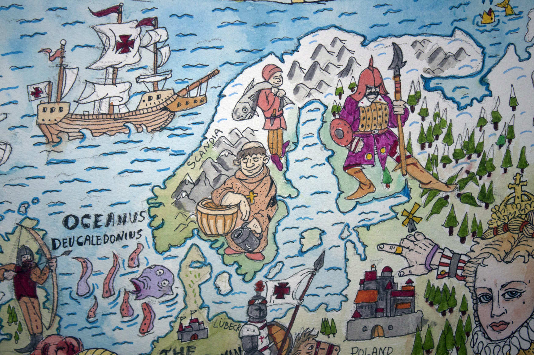 Renaissance map - langeland