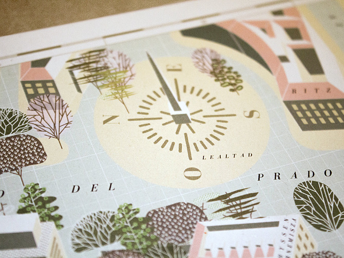 Barrio de las Letras map - GUILLERMO TRAPIELLO