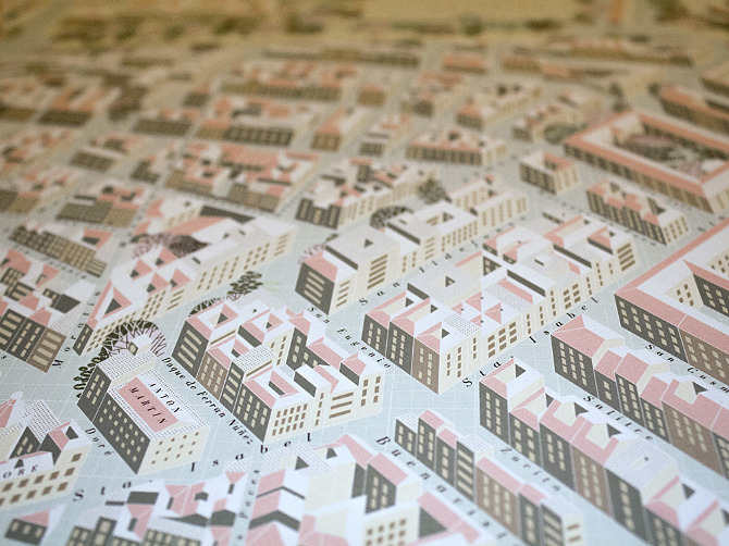 Barrio de las Letras map - Guillermo Trapiello