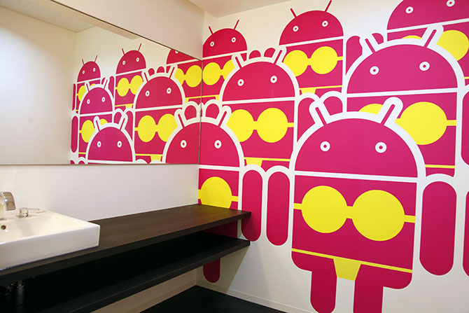 Google Japan Office, Phase 1 & 2 - black bath