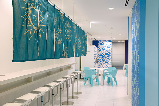 Google Japan Office, Phase 1 & 2 - black bath