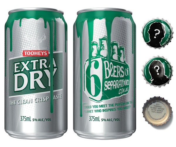 TOOHEYS EXTRA DRY : 6 Beers - Luke Hawkins