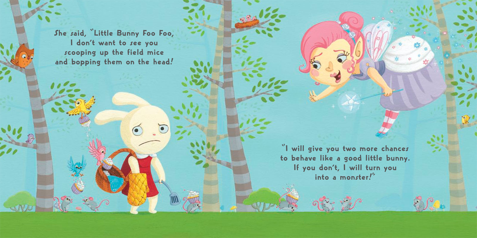 Little Bunny Foo Foo - Cori Doerrfeld Illustration