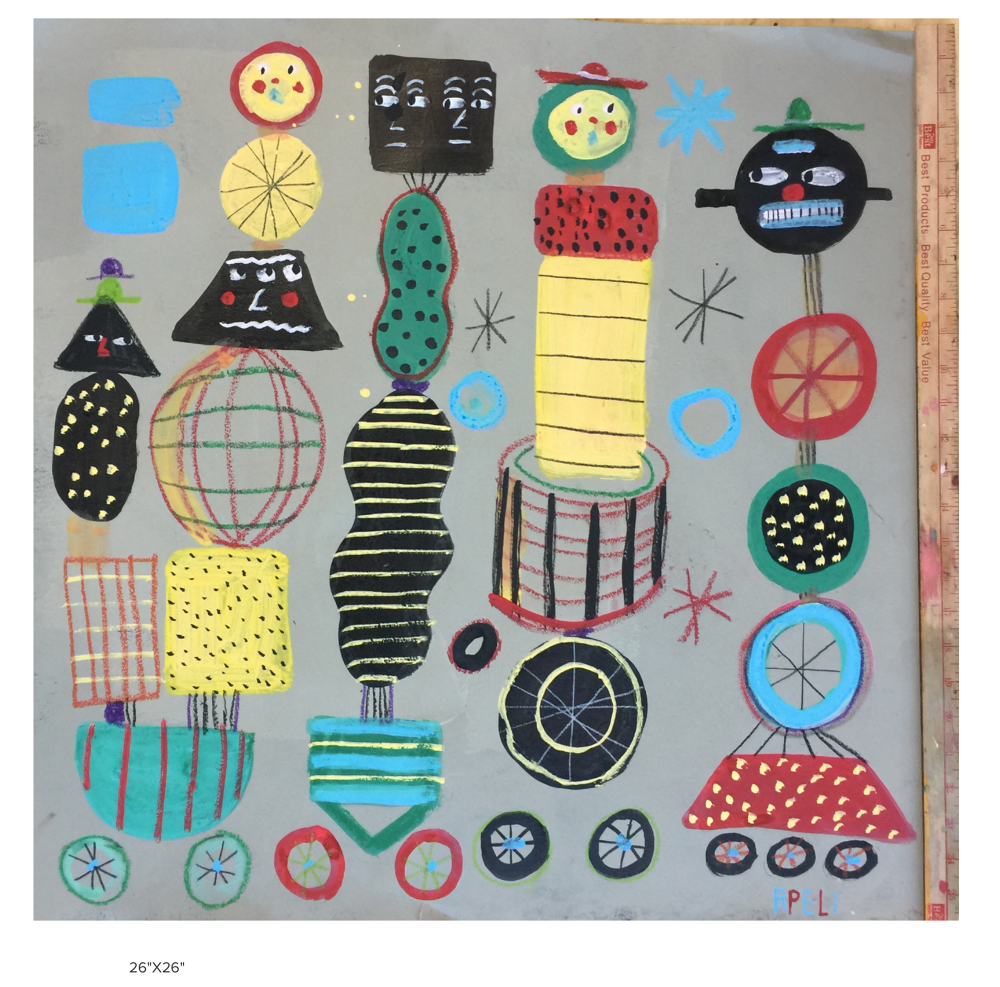 LARGE OR RARE DRAWINGS - L>LAROUSSE