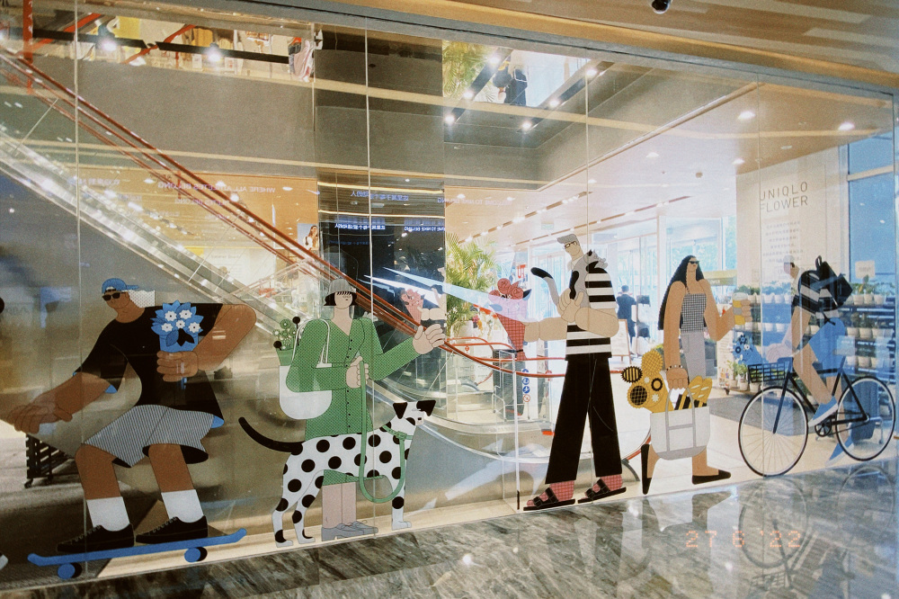 UNIQLO flower area - Inkee Wang