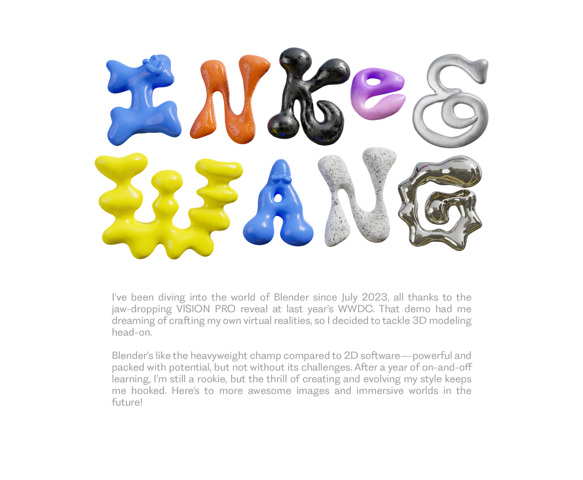 3D collation - Inkee Wang