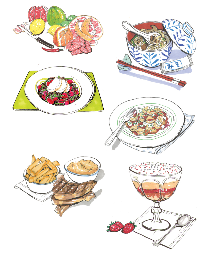The Times - Dinner Tonight - Daily illustrations - claremallison.com