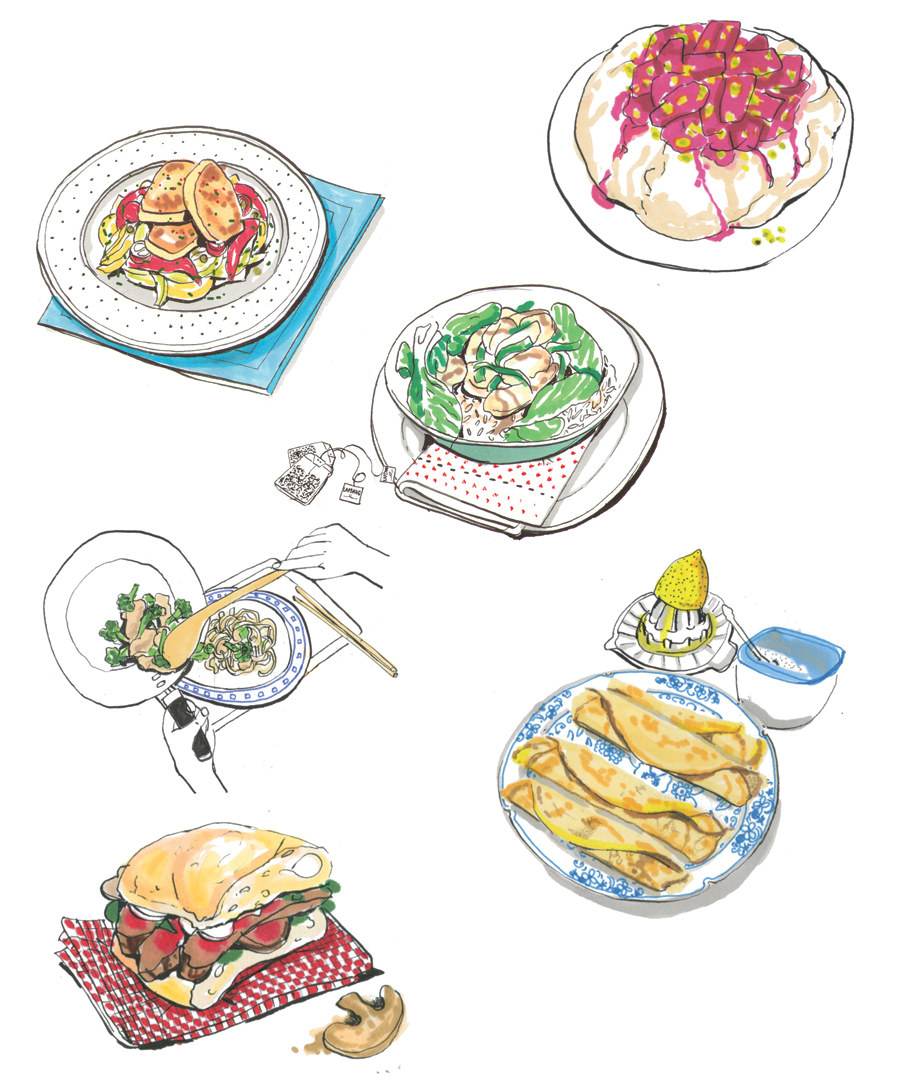 The Times - Dinner Tonight - Daily illustrations - claremallison.com