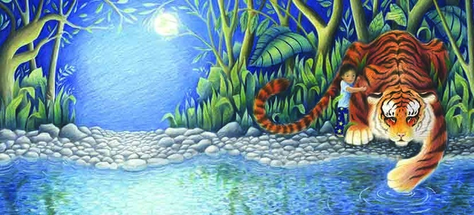 Tiger Walk - Jesse Hodgson Illustration