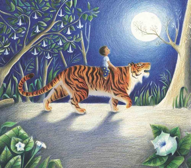 Tiger Walk - Jesse Hodgson Illustration