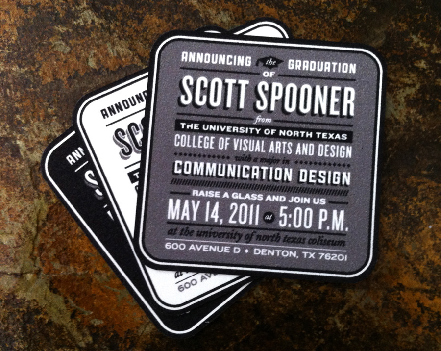Graduation Announcements - Scott Spooner // Copywriter