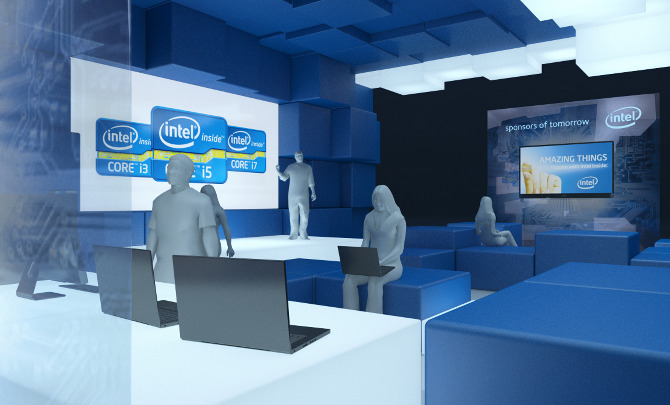 CES 2011 inte's stage and demo area proposal - zimmermann space