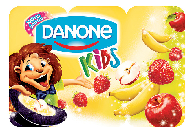 Danone Kids - Ilustração para embalagem de Danone Kids - favoretto