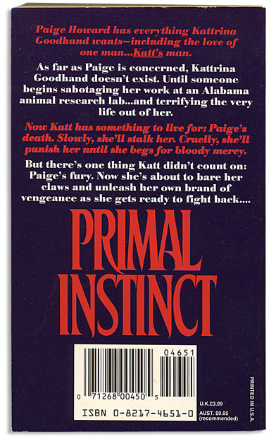 Primal Instinct - 1994 - Stephen Gresham