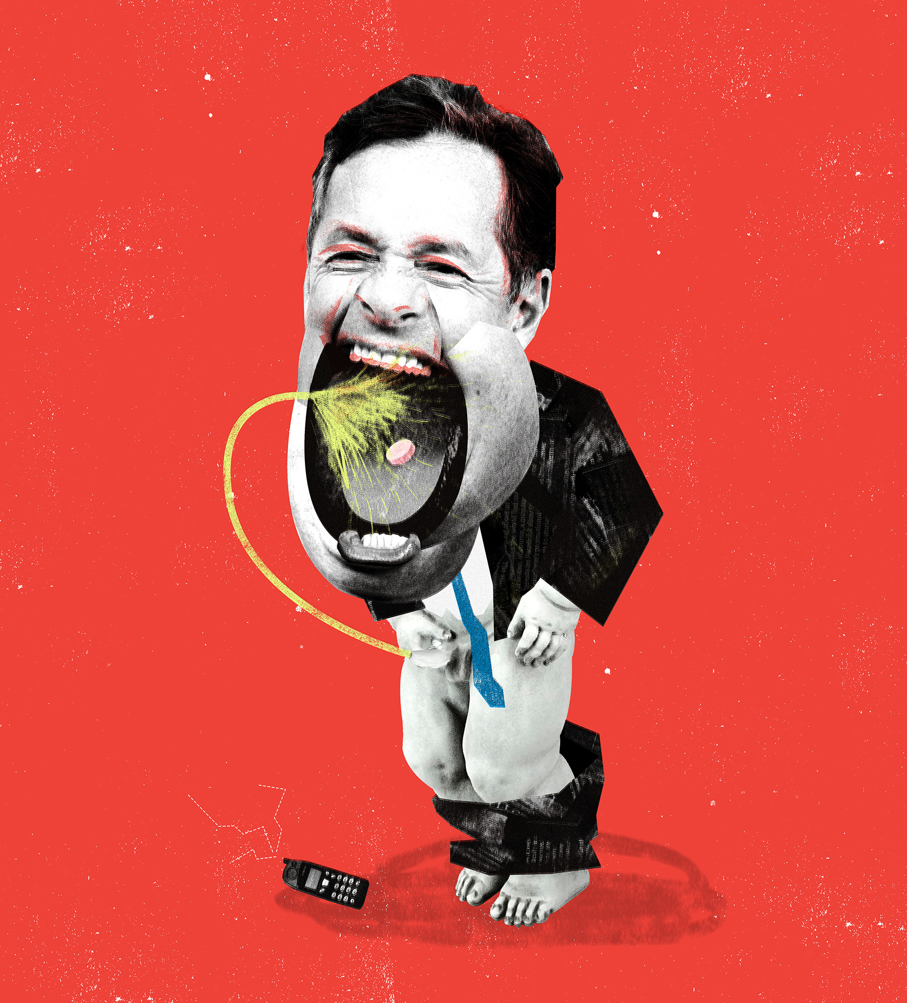 Piss Morgan - Nate Kitch | Illustrator | +44(0)7792896138