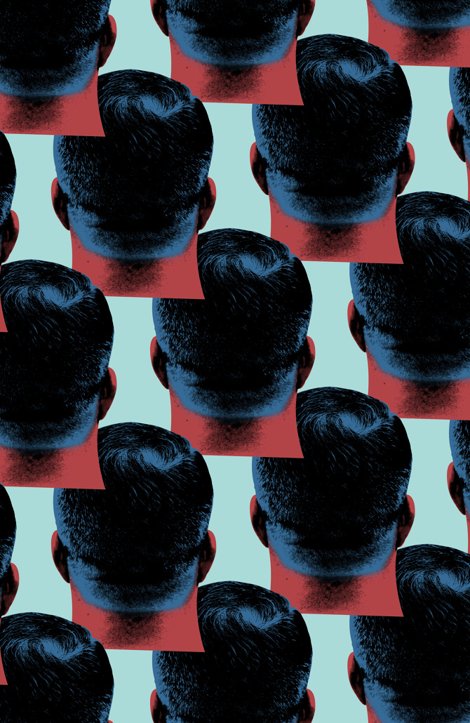 Head Pattern - Nate Kitch | Illustrator | +44(0)7792896138