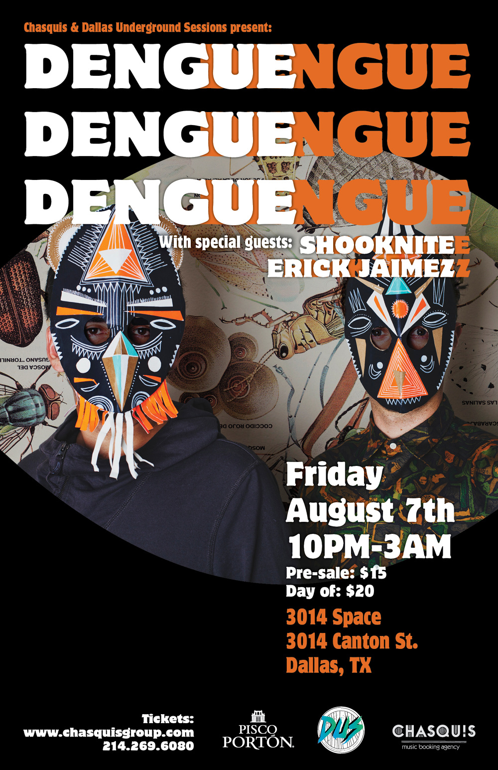 Dengue Dengue Dengue Show Poster - Debra Doss