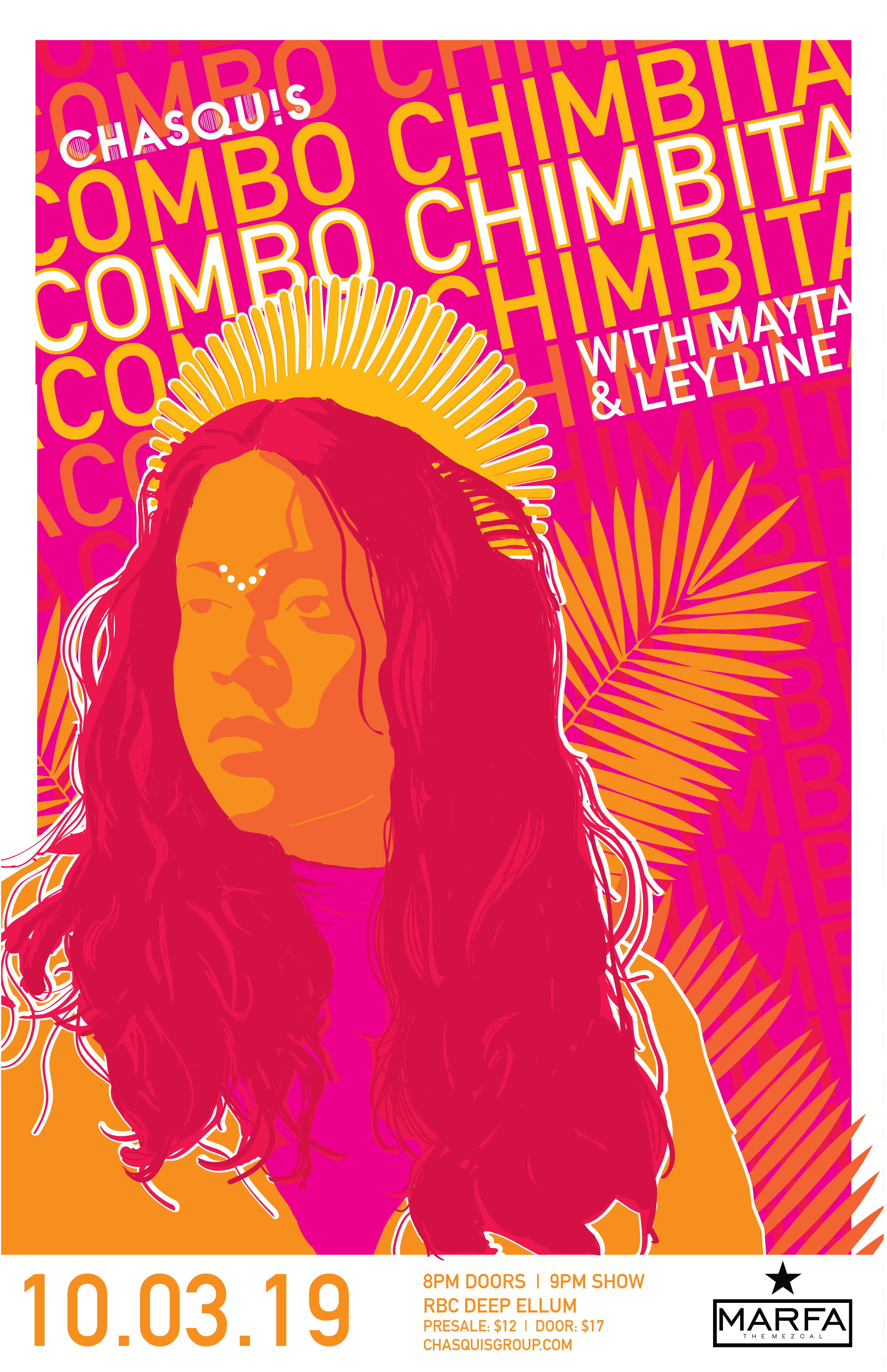 Combo Chimbita Show Poster - Debra Doss