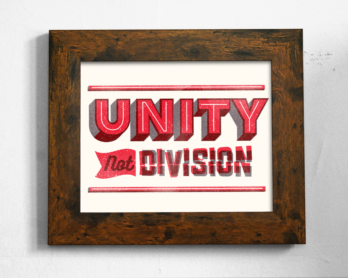 Unity Not Division - Things on Fire | Graphic Illustration and Design