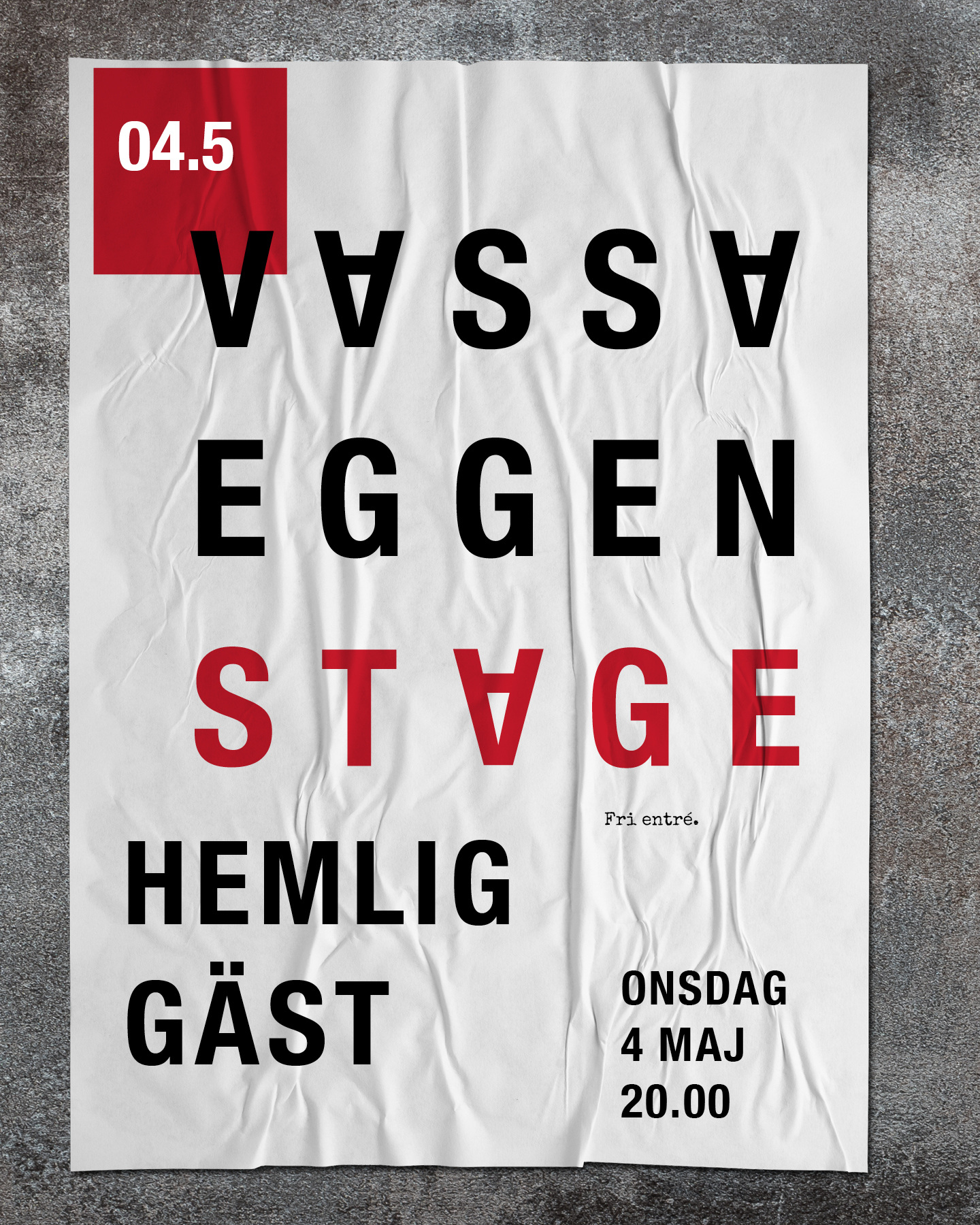 VASSA EGGEN STAGE. 2023. - oscarliedgren