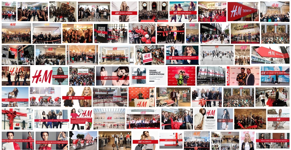 H&M store openings. 2005–2012. - oscarliedgren