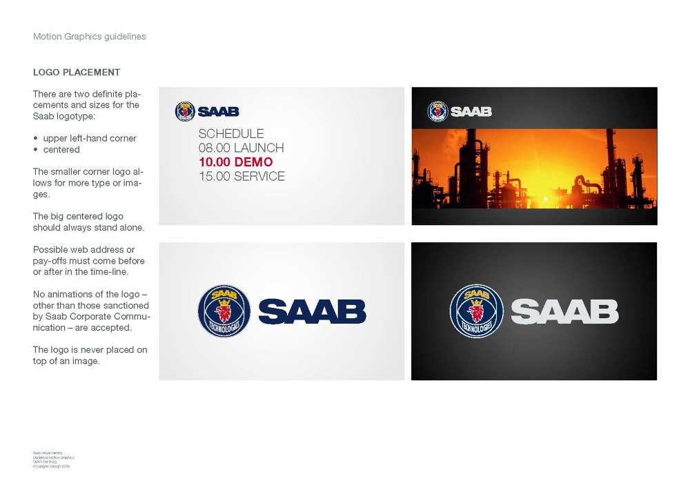 Saab visual identity. 2008-2016. - oscarliedgren