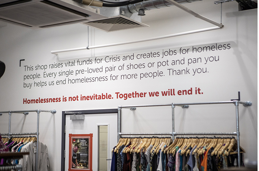 Charity shop and cafe identity - JuliaCommunicates.com
