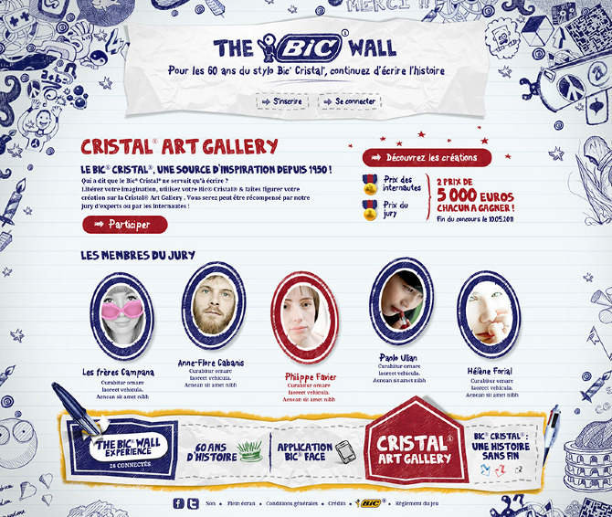 The Bic Wall - sebastien