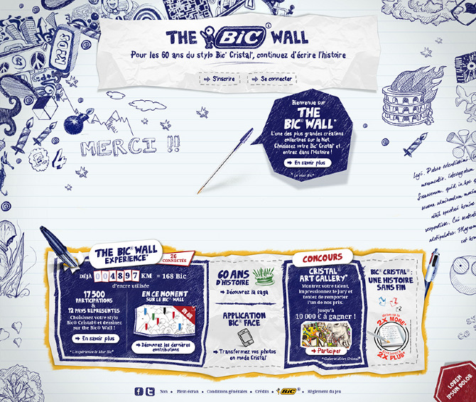 The Bic Wall - sebastien