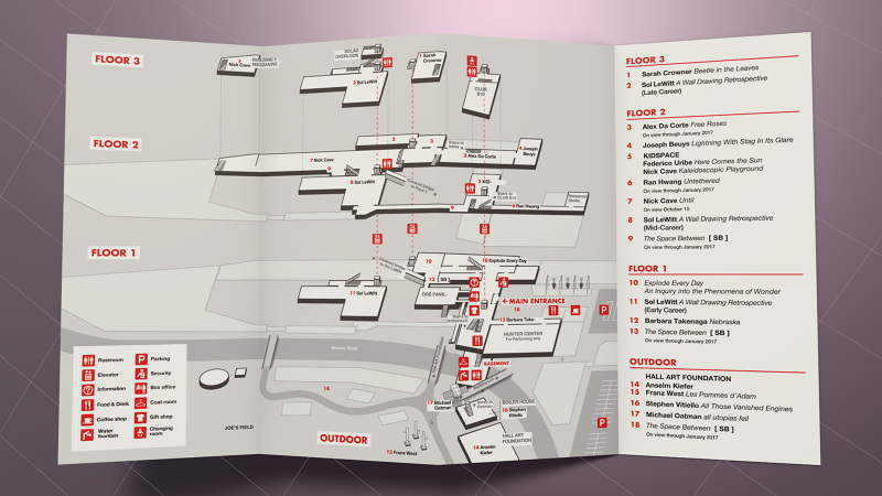 MASS MoCA Print Map - Rio Roye