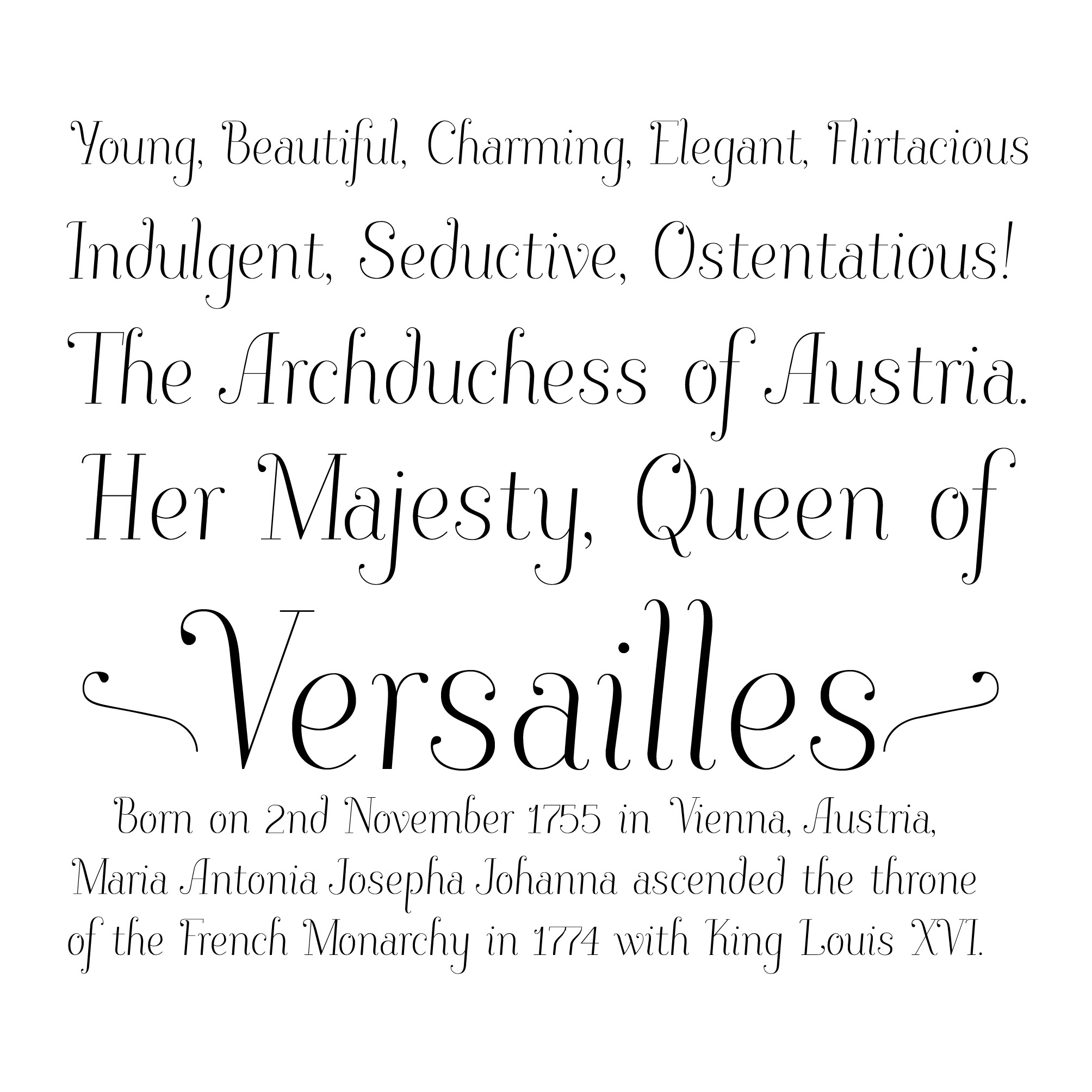 Versailles - Natalie Ng