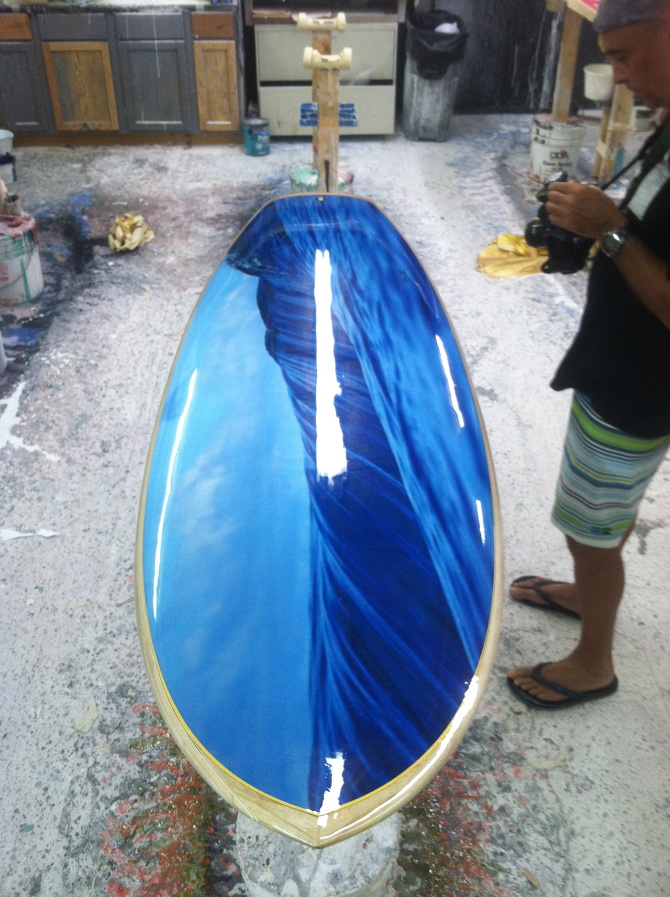 Surfboard Art Project - Spirare Surfboards