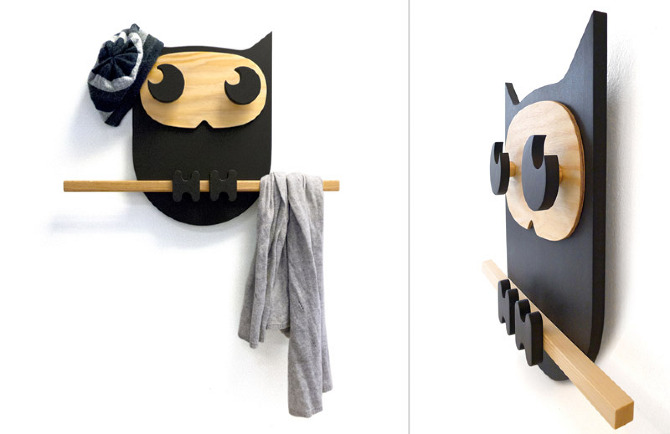 Owl – Coat rack - Oslonaut