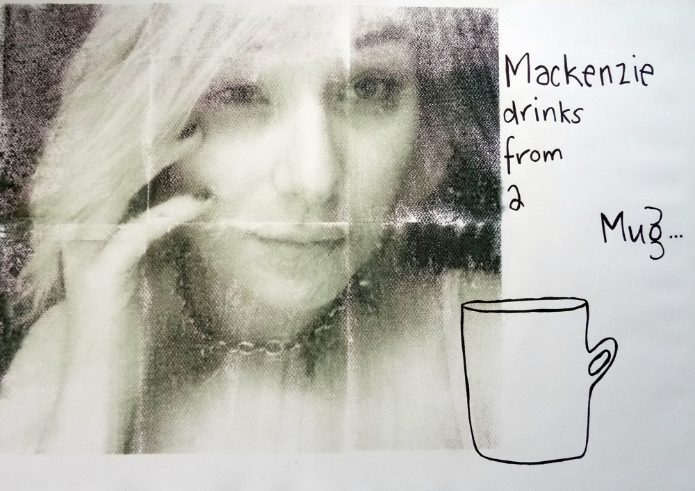 2015 Brigitte Drinks From a Beaker - Elizaveta Maltseva