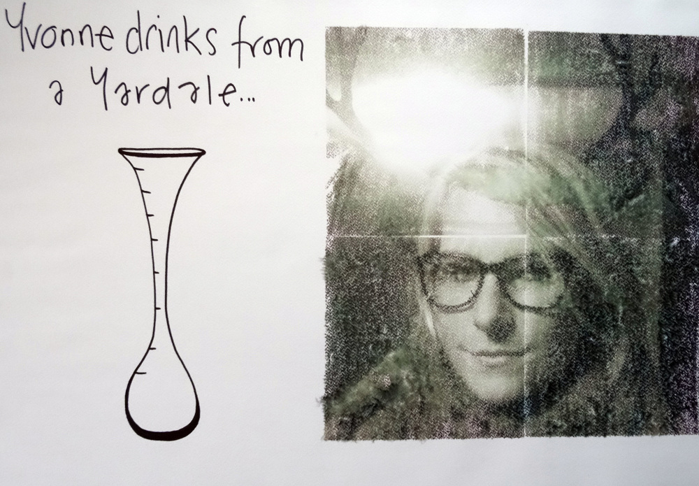 2015 Brigitte Drinks From a Beaker - Elizaveta Maltseva