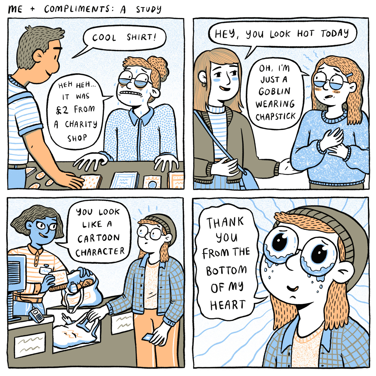 Compliments Comic - Kristyna Baczynski | Illustration, Comics & Design