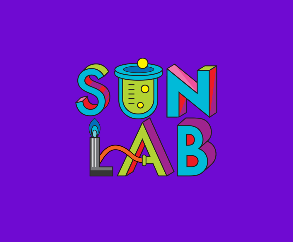 SUN LAB LOGO - Adam Dal Pozzo × Creative Direction × Design × Illustration