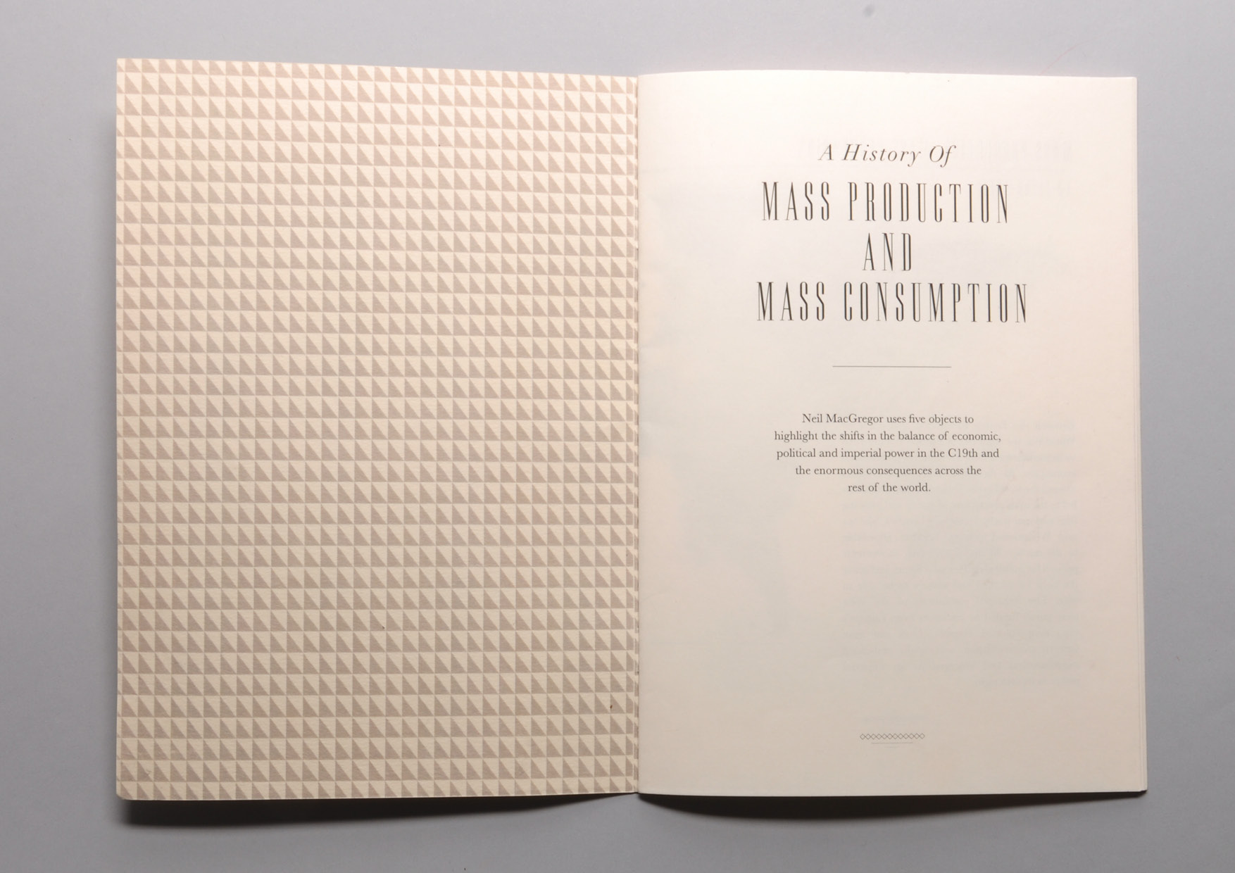 A History of Mass Production and Mass Consumption - Shraddha Depala Design