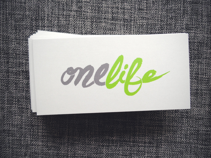 One Life Identity - Buzz Studios | Brisbane graphic design and illustration