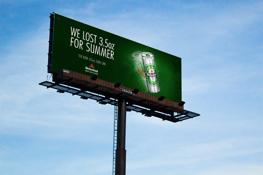 Heineken Billboard YOUR HEINEKEN, The E Commerce That Makes It