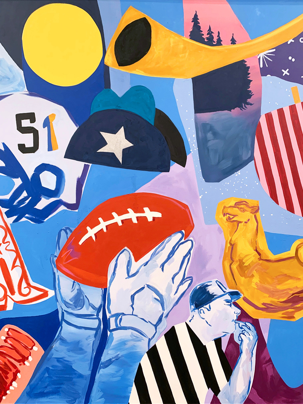 NFL Sunday Night Football canVS Mural Campaign - Allegra Lockstadt