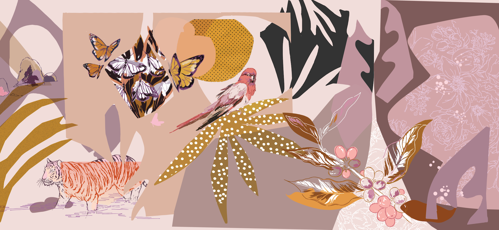 Starbucks | Global Art Catalog (Mural) - Allegra Lockstadt